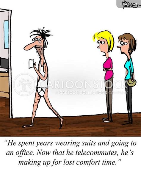 Telecommute Cartoons And Comics Funny Pictures From Cartoonstock