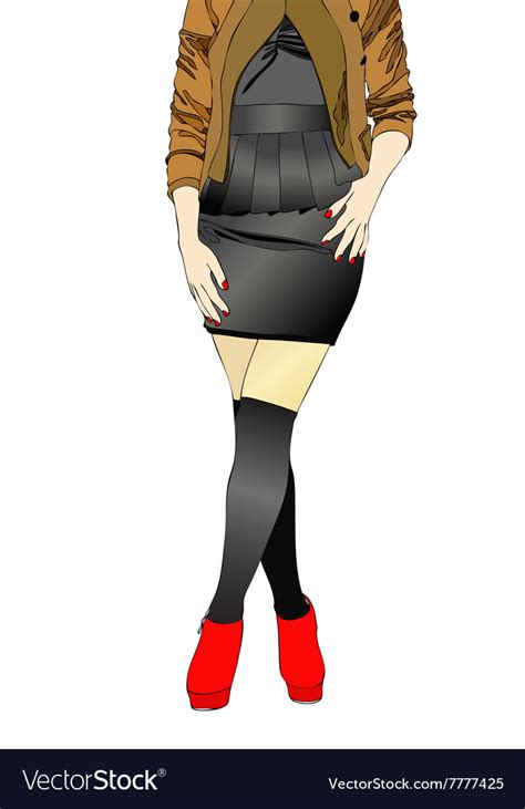 A Sexy Woman Royalty Free Vector Image Vectorstock