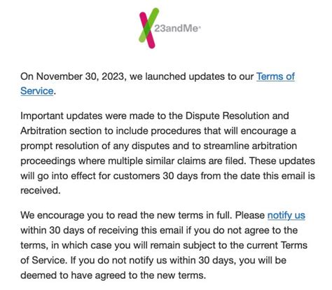 How To Opt Out Of The New 23andme Binding Arbitration Clause Easygenie