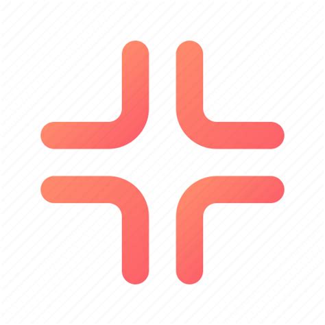 Exit Fullscreen Full Screen Shrink Minus Reduce Icon Download