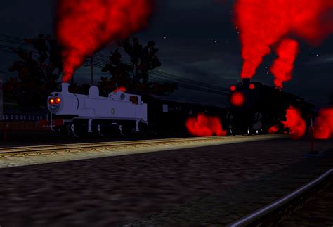 The Demon And The Long Black Train By Kanetakerfan701 On Deviantart