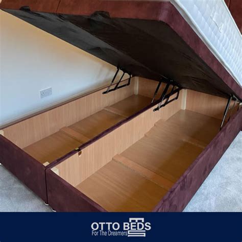 Olivia Wingback Divan Ottoman Gas Lift Otto Beds Ltd