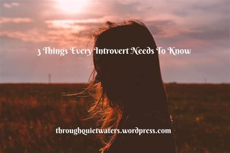 3 things every introvert needs to know