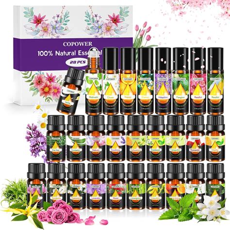 Copower Premium Grade Essential Oils Set 28x10ml 100 Natural