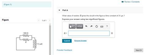 Solved Review Constants Figure Part A What Value Of Chegg
