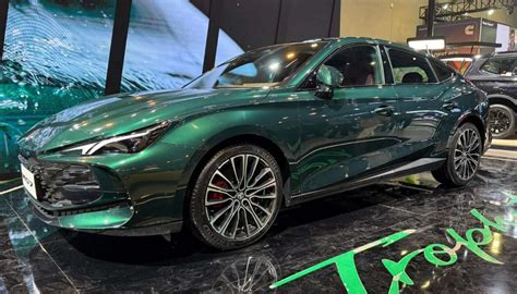 Auto Expo 2025 Mg 7 Trophy Fastback Sports Sedan Is A Feast To The Eyes