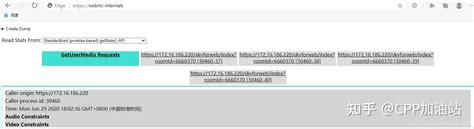 Chrome调试工具webrtc Internals 知乎