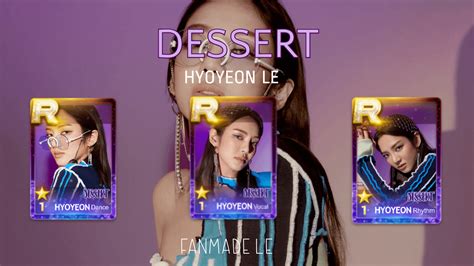 Fanmade Le Hyoyeon Dessert Le Rsuperstarsmtown