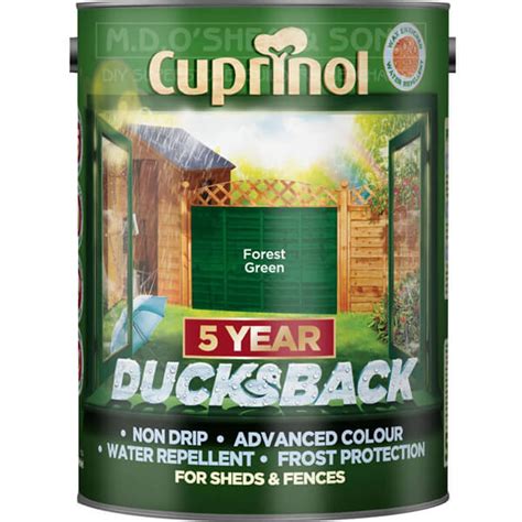 Cuprinol Ducksback 5ltr Colour Options Md Oshea And Sons