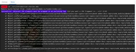 Got Adjacent JSX Elements When Placing After In MDX Issue Storybookjs Storybook GitHub