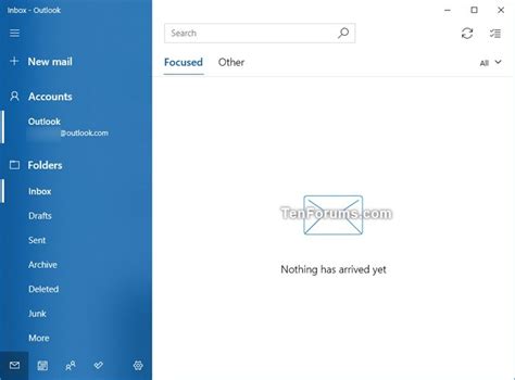 Turn On Or Off Focused Inbox In Windows 10 Mail App Tutorials