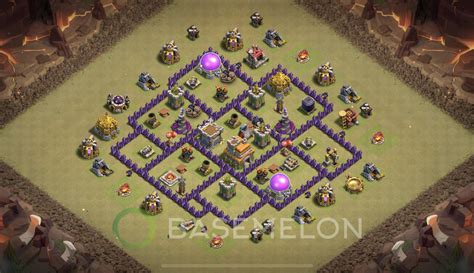 Town Hall 7 War Coc Base Layout With Copy Link • Th7 Anti 2 Stars