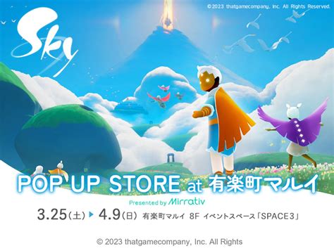 ゲームの枠をこえ、現実世界でskyの世界を堪能できる！ 『sky 星を紡ぐ子どもたち』×『mirrativ』pop Up Store ゲームハック