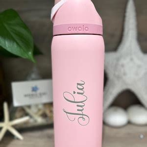 Rose Quartz Owala Water Bottle 32oz Insulated Leak Proof Etsy
