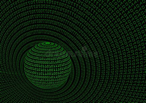 Abstract Background Binary Geometric And Vertex Computer Technology Big Data Concept Stock