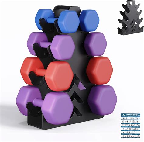 Tier Metal Dumbbell Rack Heavy Duty Dumbbell Stand Weight Stand For