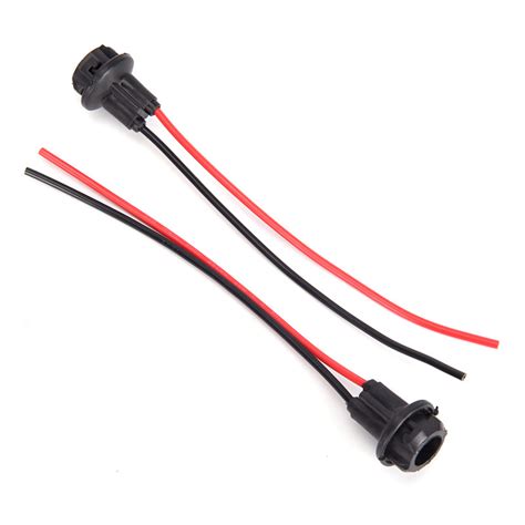 T10 W5w Light Bulb Socket Holder Fit Car Truck Boat Soft Rubber