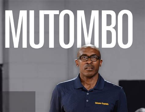 Patrick Mutombo Assistent Coach Belgian Lions Basketball Belgium