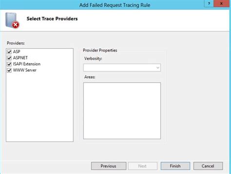 Sharepoint Central Admin Error Enable Failed Request Trace Logging
