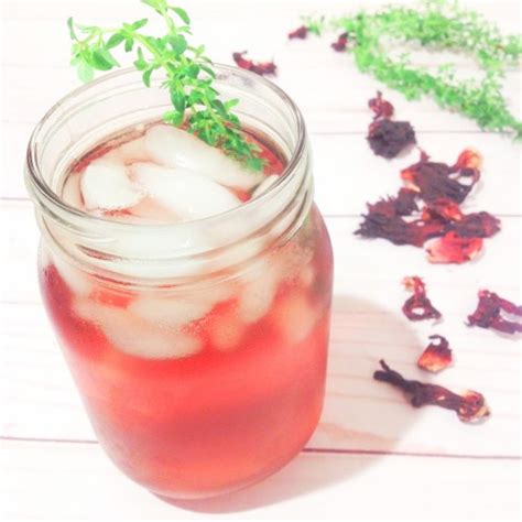 Cold Brew Hibiscus Tea Agua De Jamaica With Herb Variations Plants Rule