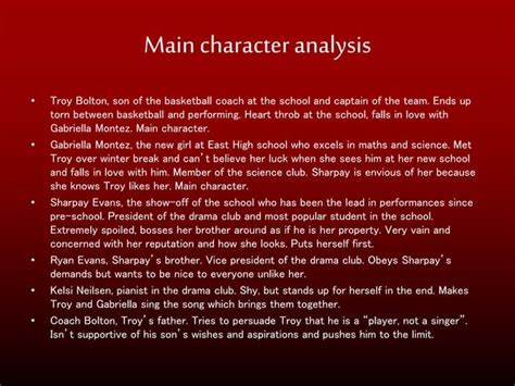 Character Analysis Ppt