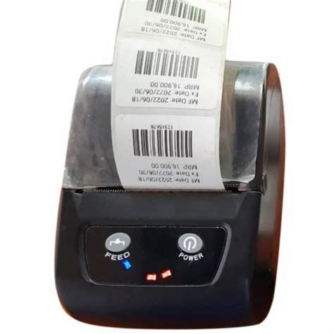 Automatic Barcode Label Printer Max Print Width 6 Inches Resolution