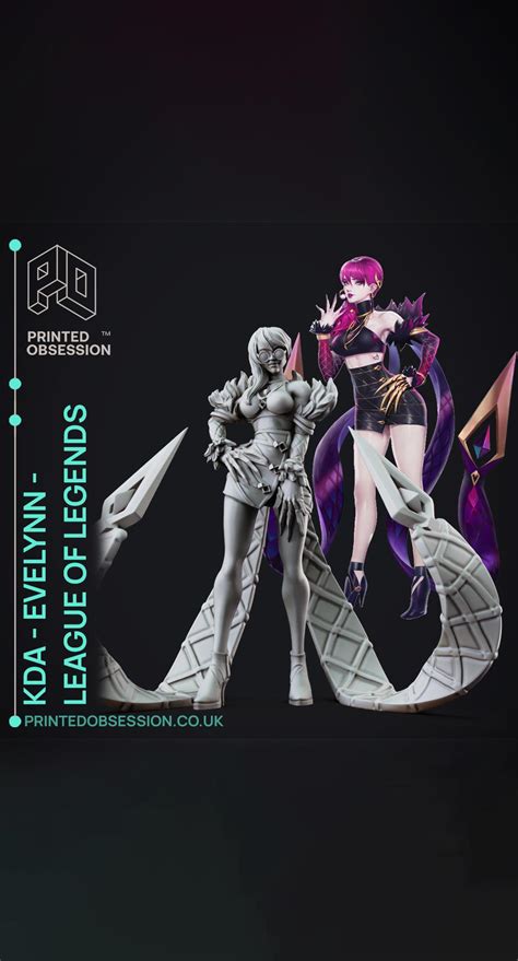 Evelynn Kda League Of Legends Fanart Model 3d Model By
