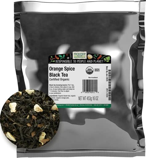 Marketspice Cinnamon Orange Tea 16 Oz454 G Black Teas Grocery And Gourmet Food