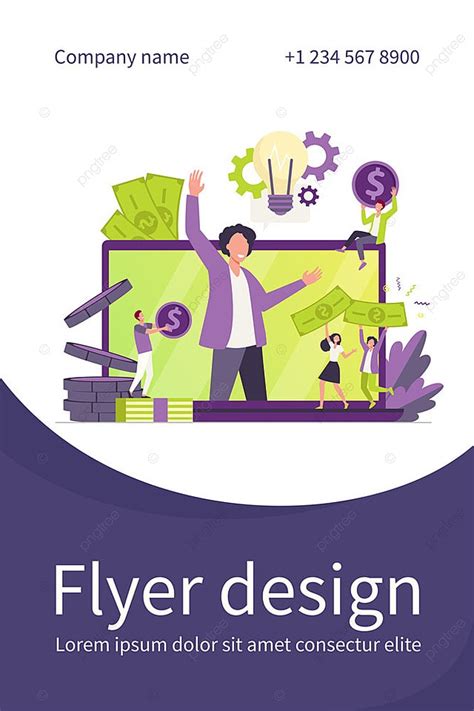 작은 기업가 Crowdfunding 시작 프로젝트 평면 벡터 일러스트 레이 션 템플릿 Psd 다운로드 디자인 자료 다운로드