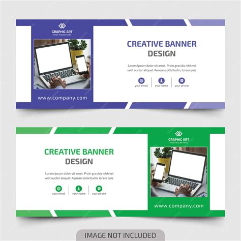 Premium Vector Flat Web Banner Design