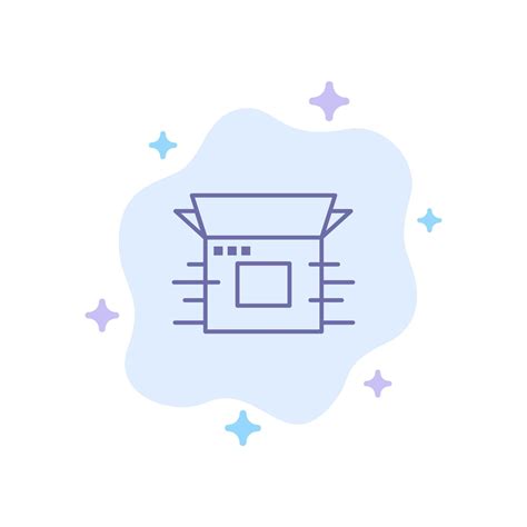 Product Release Business Modern Product Release Blue Icon On Abstract