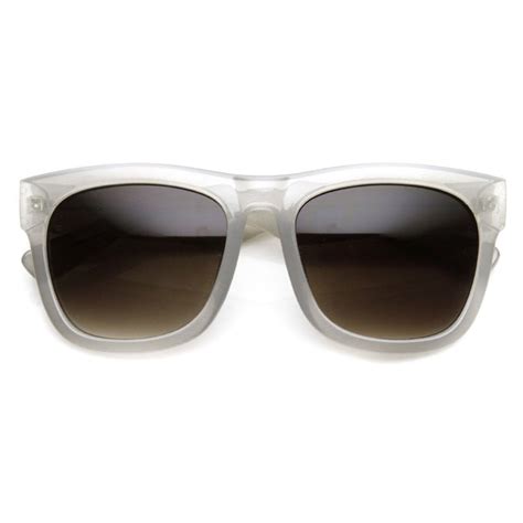 Zerouv Harlow Oversize Translucent Wayfarer Sunglasses Zerouv