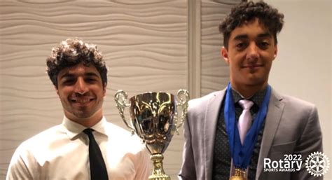Knight Daniel Bumbaco And Colt Michael Nicoletta Honoured As Top Male High School Athletes Of