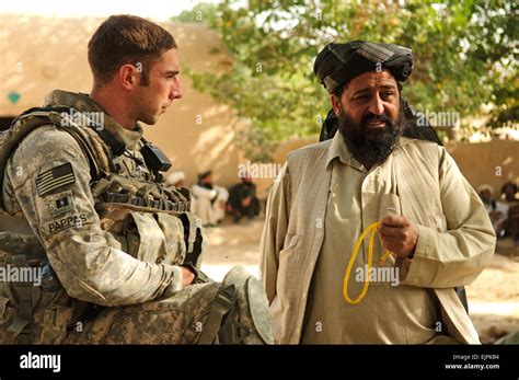 U S Army Capt Maxwell Pappas Left District Support Unit Leader Of