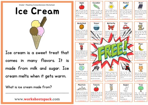 Grade 1 Reading Comprehension Worksheets Worksheetspack