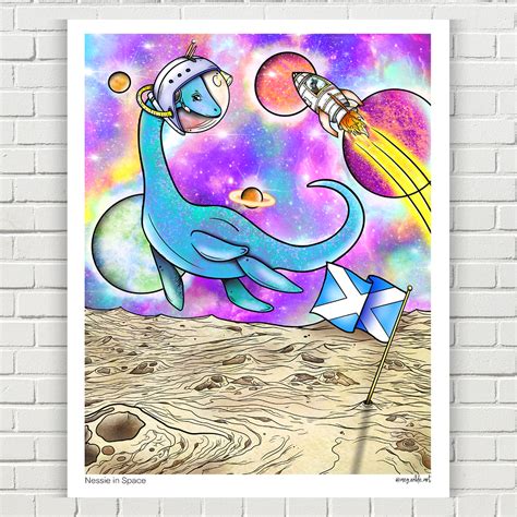 C2 Nessie In Space Meg Wilde Art