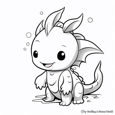Axolotl Coloring Pages Free And Printable