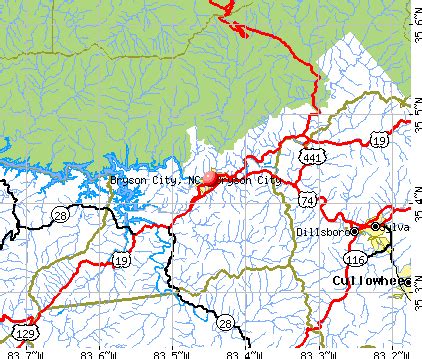Bryson City North Carolina Nc 28713 Profile Population Maps Real