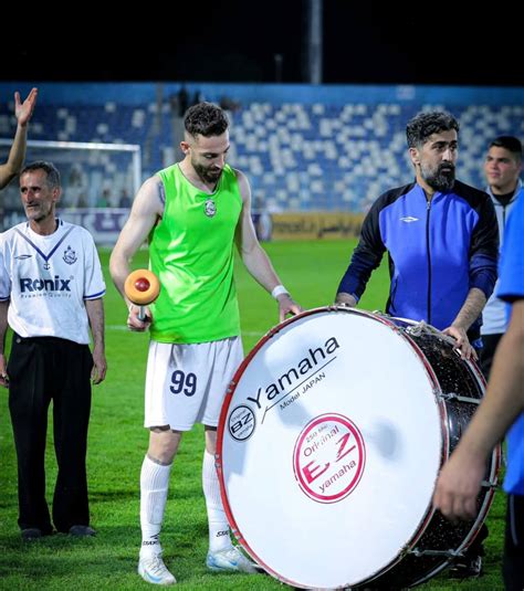 مهدی عبدی؛ طبال جدید خوشحالی ملوان عکس فوتبالی