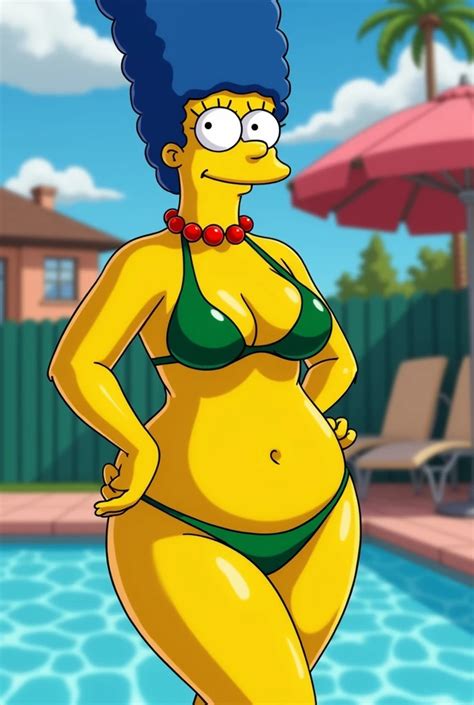 High Resolution High Resolution The Simpsons Art Style Marge Simpson