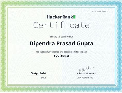 sql sql practice support guidance sql hackerrank coder… dipendra prasad gupta