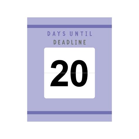 Deadline Small The Countdown Box Artique