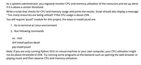 Solved As A Systems Administrator You Regularly Monitor Cpu