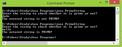 Prime String Concept And Program In Java Explained