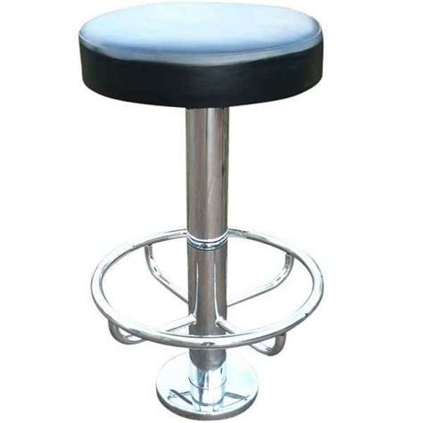 Floor Fixed Bar Stools Secure Chrome Design