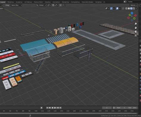 Artstation Modular Building Asset Pack Resources