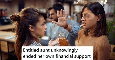 Her Aunt Mooched Off Her Mother For Years So She Delighted In Cutting