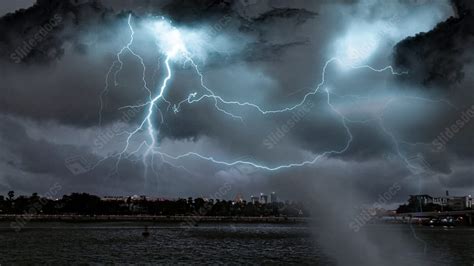 Typhoon Lightning Gradient Shocking Powerpoint Background For Free Download Slidesdocs