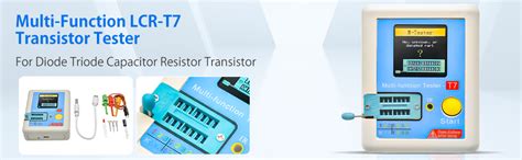 Voktta Lcr T7 Transistor Tester Multi Function Tft 1 8 Transistor Tester Full Color Graphic