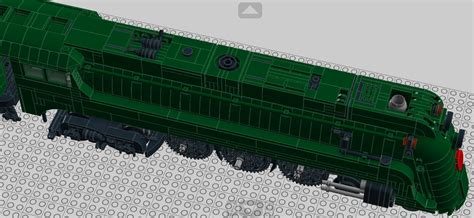 [moc] Cnw E 4 Class Streamlined 4 6 4 R Legotrains